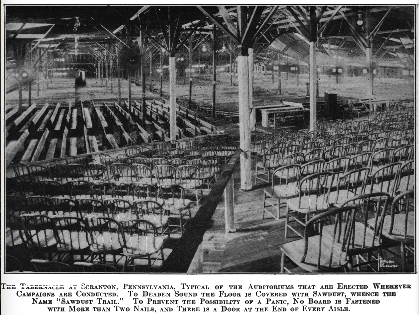 The Tabernacle at Scranton – Evangelist Billy Sunday (1862-1935)