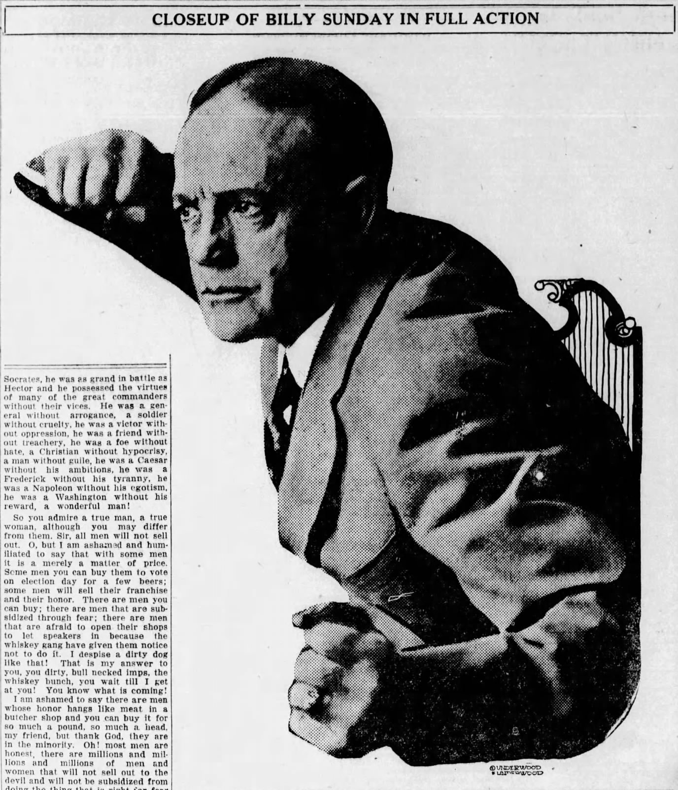 YOUNGSTOWN ATTORNEY HAS HIGH PRAISE FOR EVANGELIST SUNDAY, 1910 ...