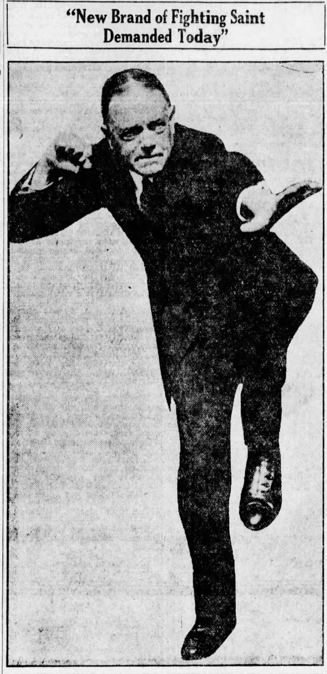 Evangelist Billy Sunday (1862-1935) – Former professional baseball ...